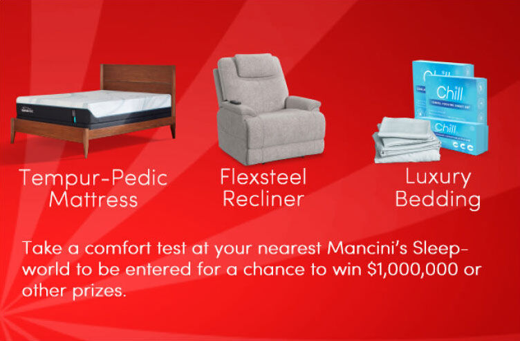 Mancini's Sleepworld - Sweepstakes