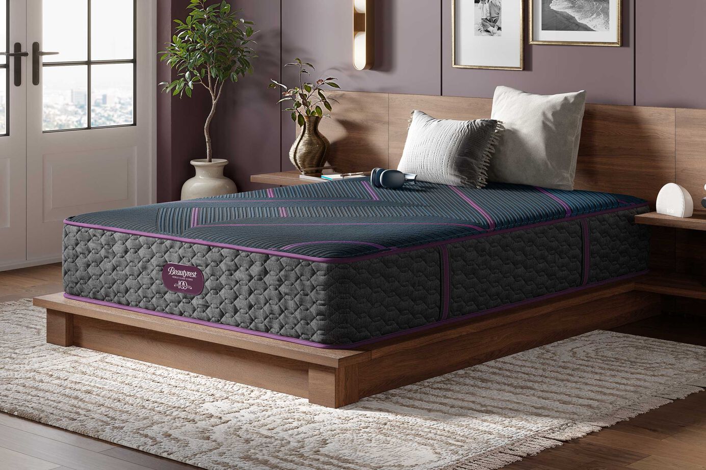 Beautyrest World Class Hybrid Level 3 Hybrid Firm Tight Top Mattress 13 ...