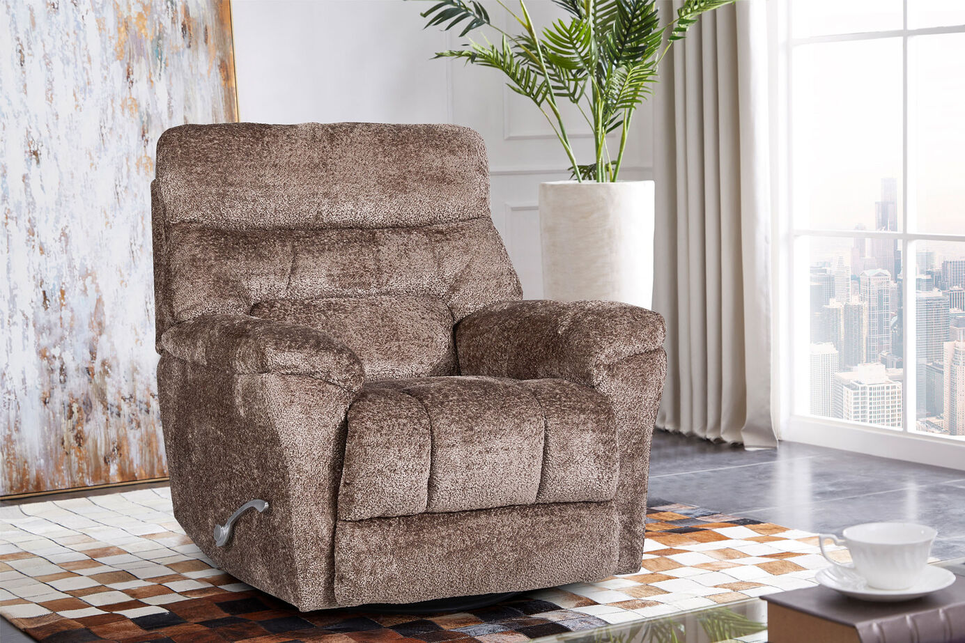 Cheers Georgia Swivel Glider Recliner for USD 499.00