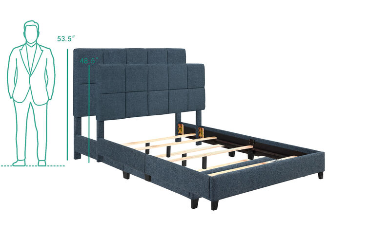 Legends Home Bridger Square Bed Complete for USD 249.00